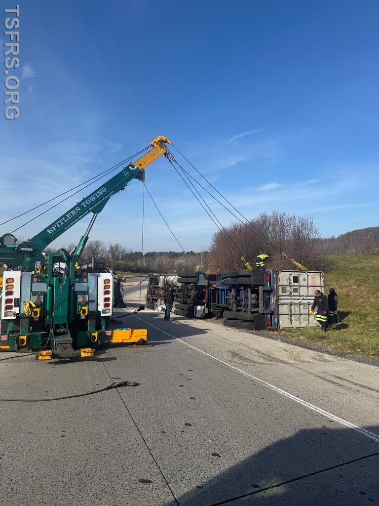 Truck Rollover at Spring Ridge - Township of Spring Fire Rescue Services